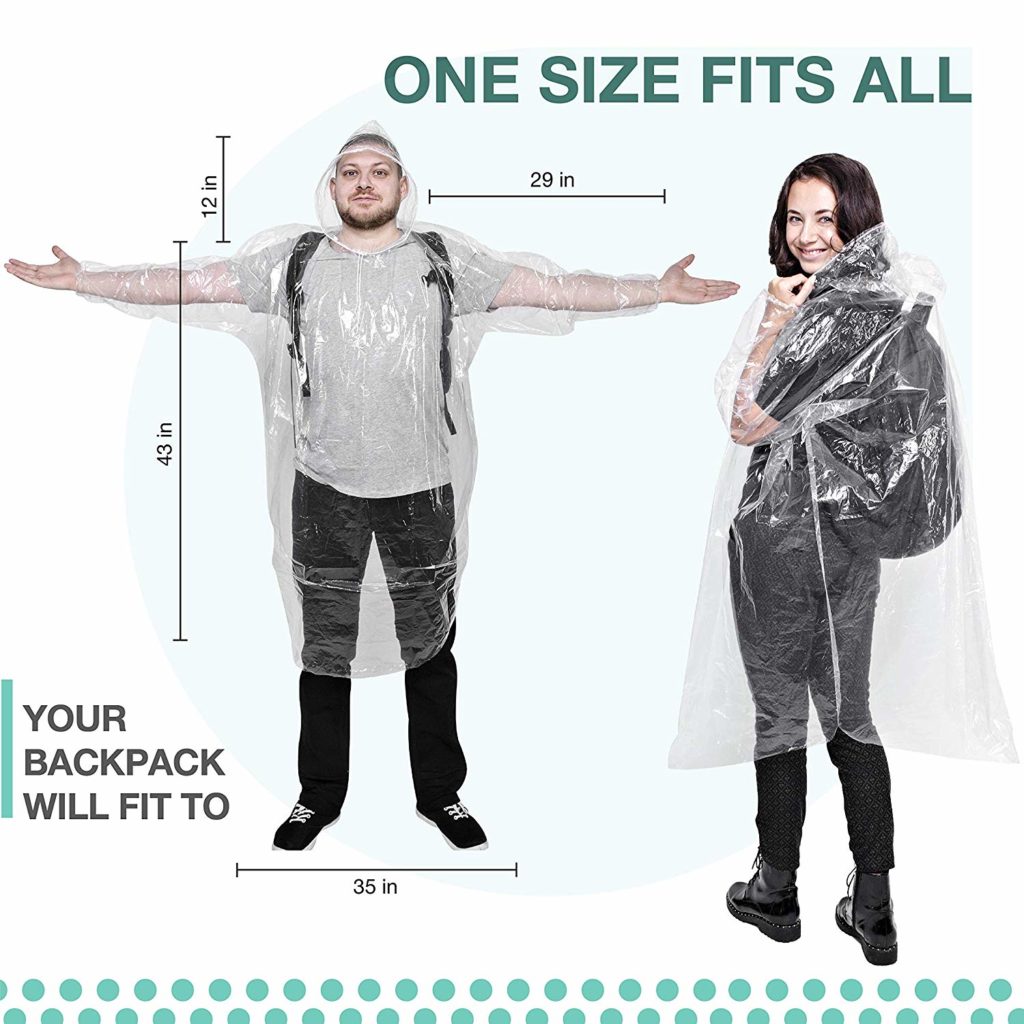 Clear Disposable Lightweight Raincoat – CyberPup Art & Glow